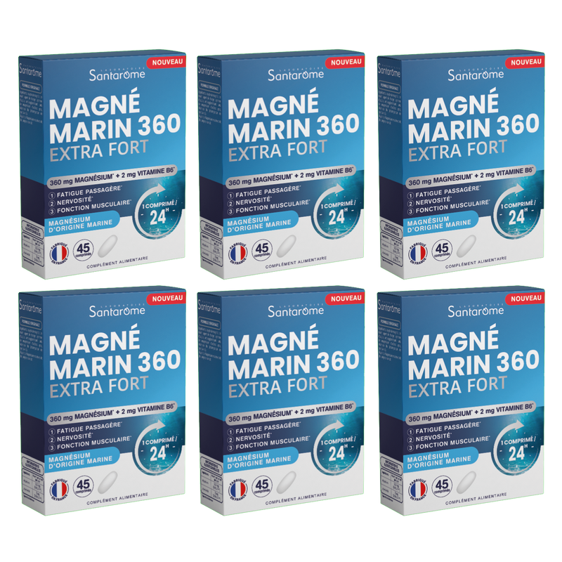 Magnésium Marin et Vitamine B6 | Santarome