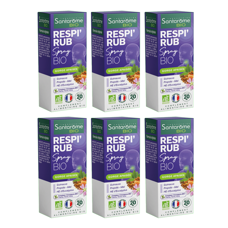 Acheter Respi'Rub Spray Bio I 100% Bio | Santarome Bio