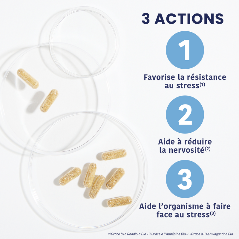 Acheter Stress Control Bio - 30 gélules I 100% Bio | Santarome